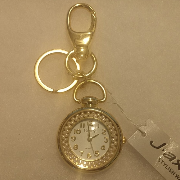 J.Axis | Jewelry | Nwt Gorgeous Gold Clipon Watch With Pearls | Poshmark